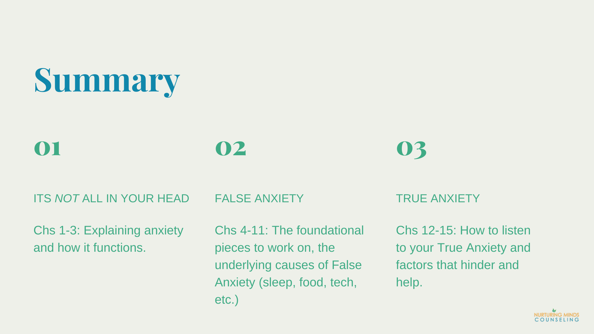 Book Therapy: The Anatomy Of Anxiety — Nurturing Minds Counseling